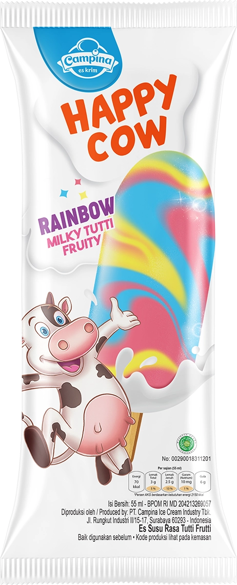 Campina - HAPPY COW MILKY TUTTI FRUITY