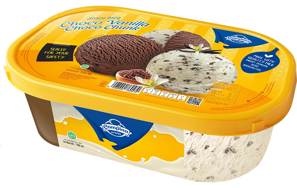 Campina - CHOCOLATE VANILLA CHOCO CHUNK 700 ML