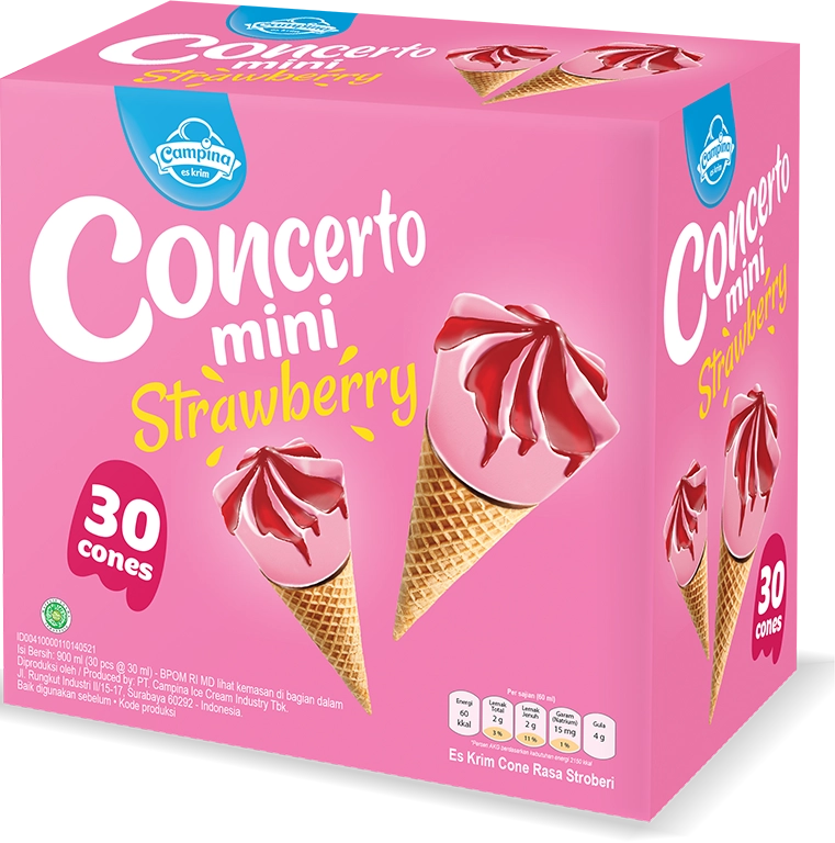 Campina - MP MINI CONCERTO STRAWBERRY 30 ML