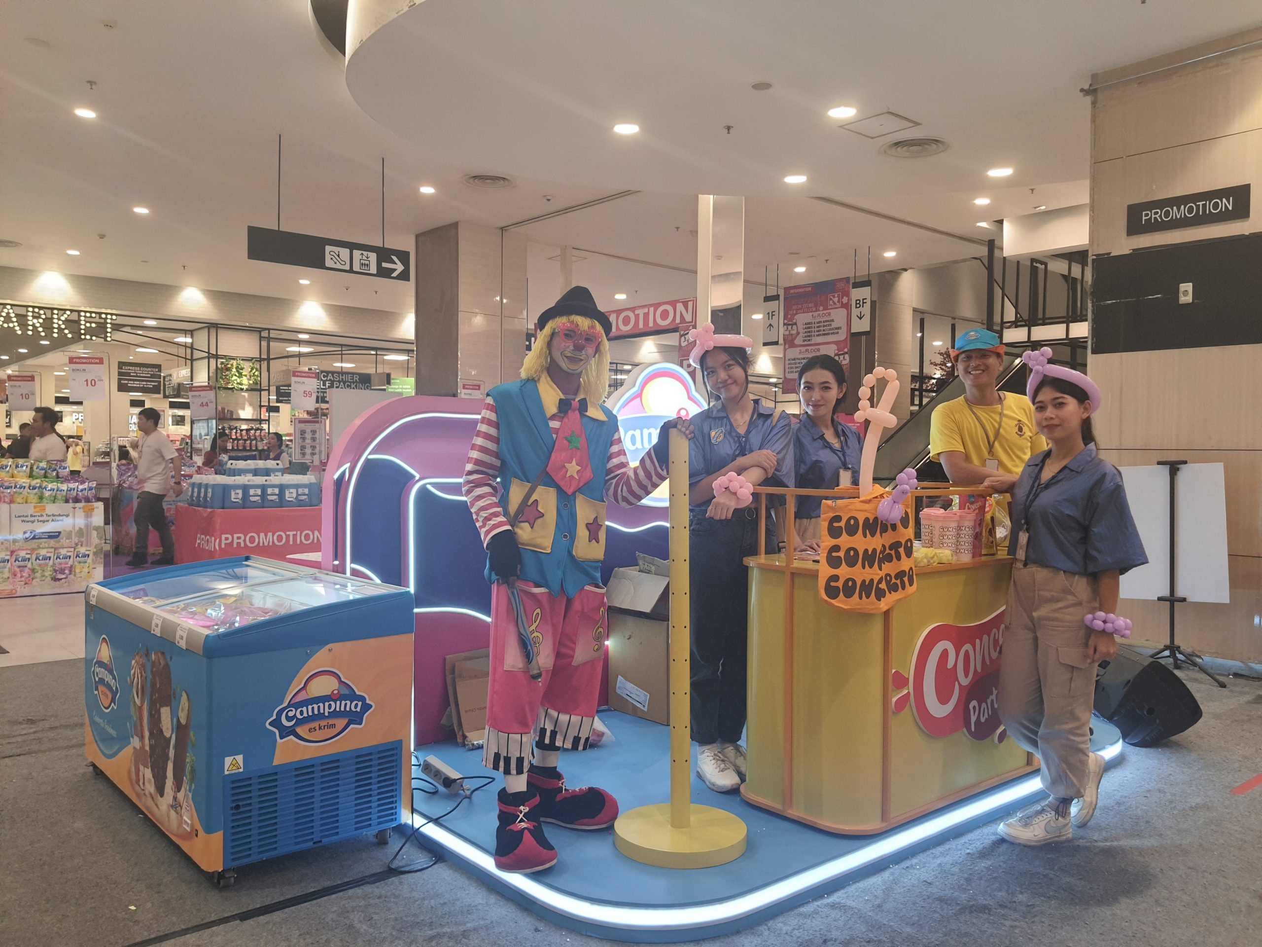 Campina - Concerto Mini Party Pack In-Store Activation