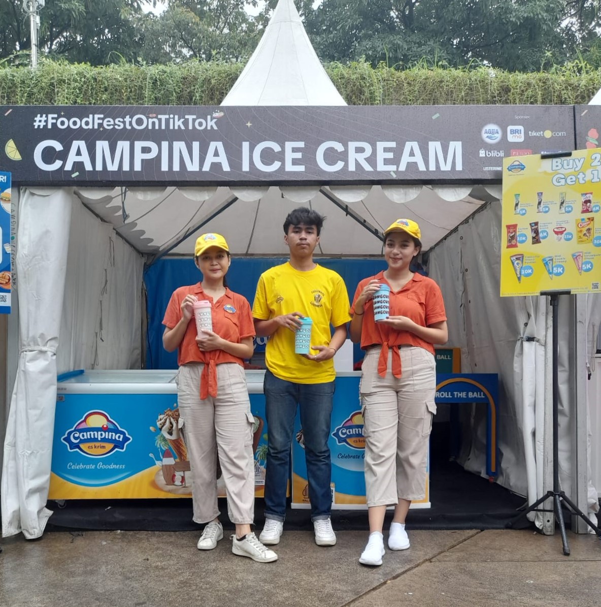 Campina - Food Fest on TikTok 2024, Event Kuliner di Lapangan Banteng